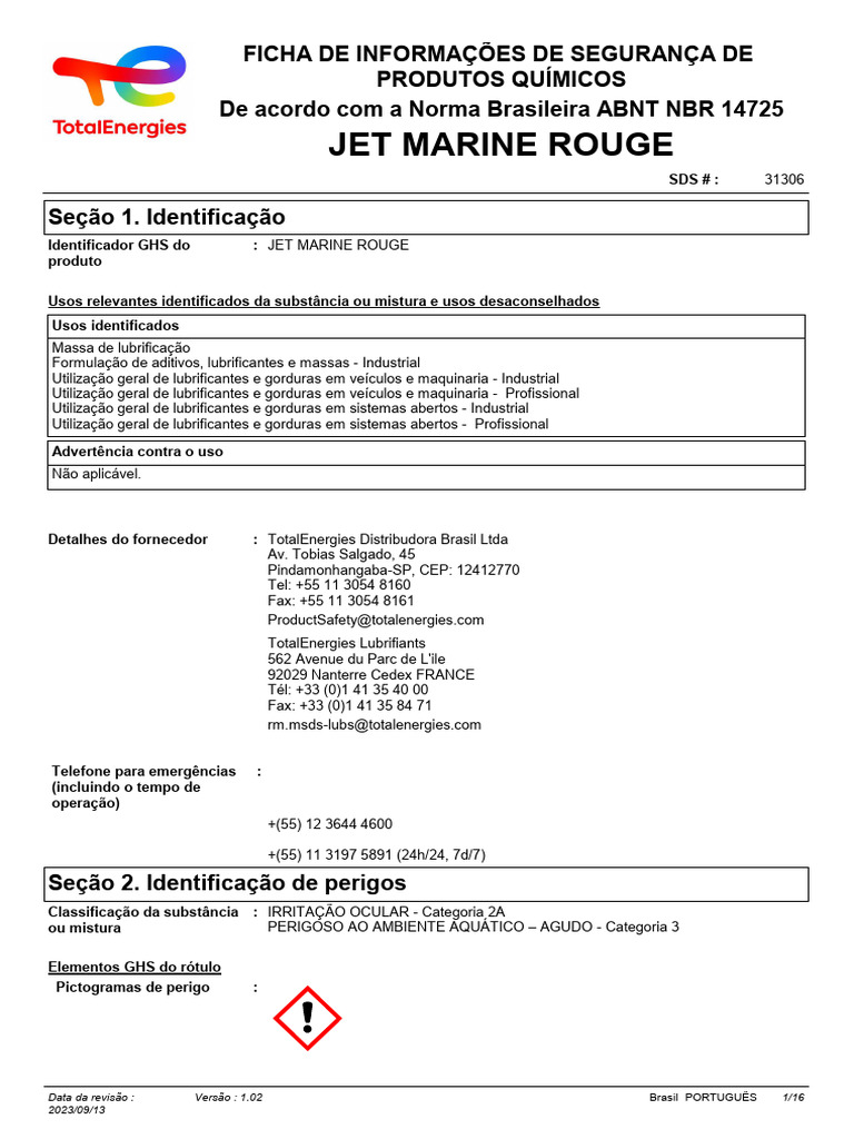JET MARINE ROUGE - 31306 - Portuguese - 20230913 | PDF | Vapor ...
