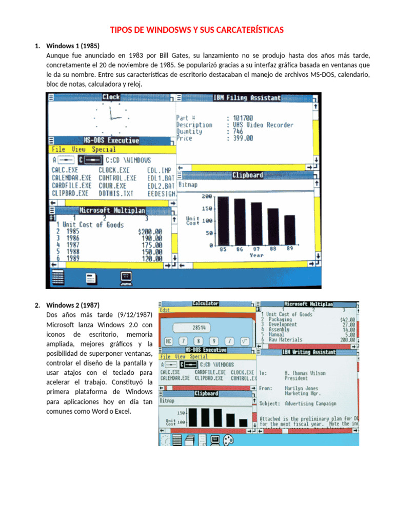 Tipos de Windows y sus características | PDF | Microsoft Windows | Windows 7