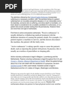 Types of Euthanasia Explained | PDF | Death | Medicine