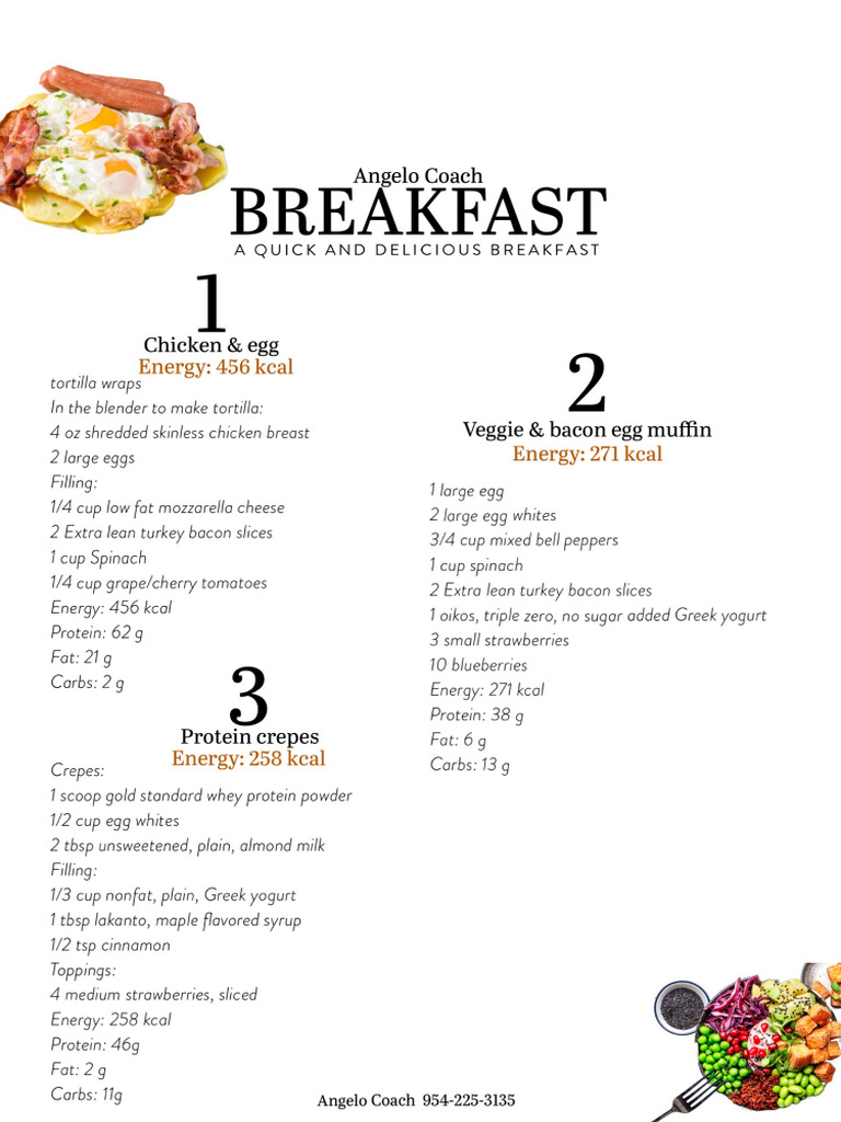 Meals - Sugerencias | PDF