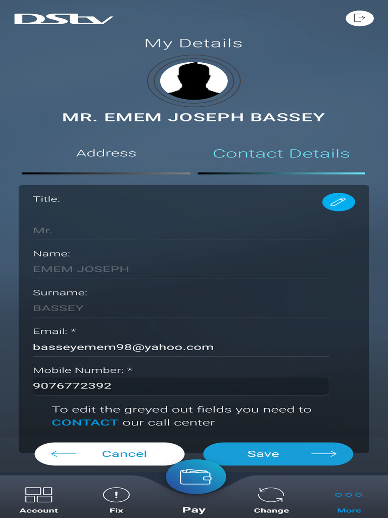 Manage Your MyDStv Account Online DSTV Nigeria | PDF