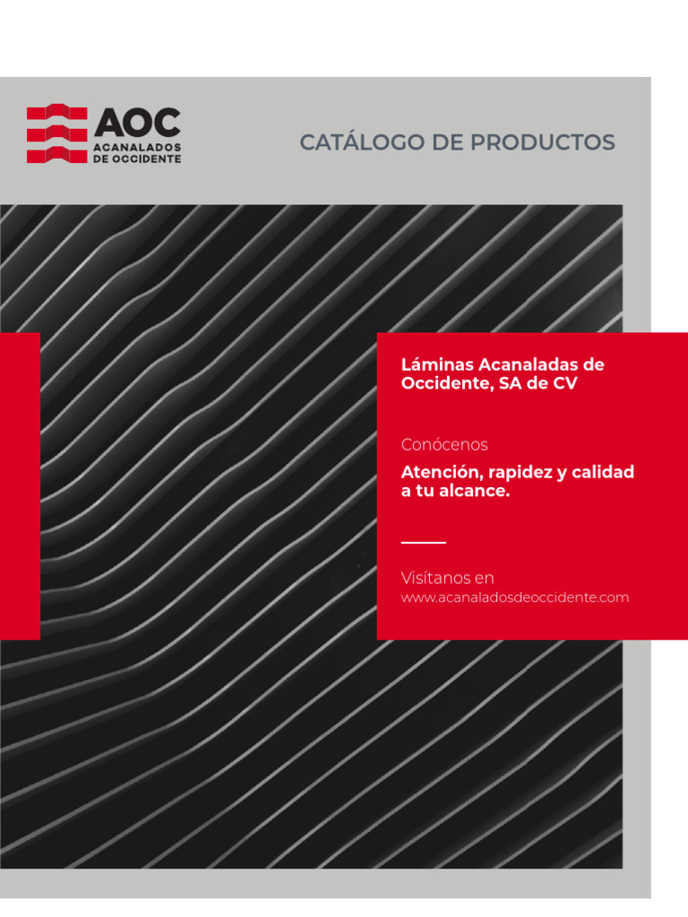 Catalogo Aoc | PDF | Materiales de construcción | Rieles