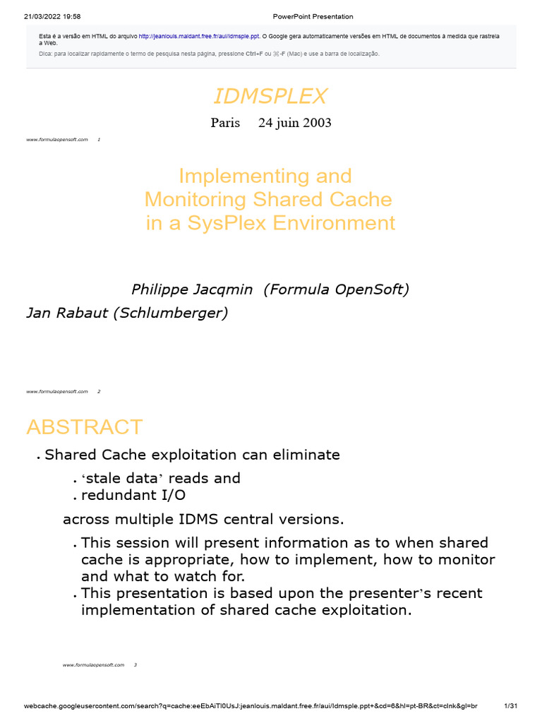 PowerPoint Presentation SHARED CACHE | PDF | Cache (Computing) | Computing PowerPoint Presentation SHARED CACHE | PDF | Cache (Computing) | Computing