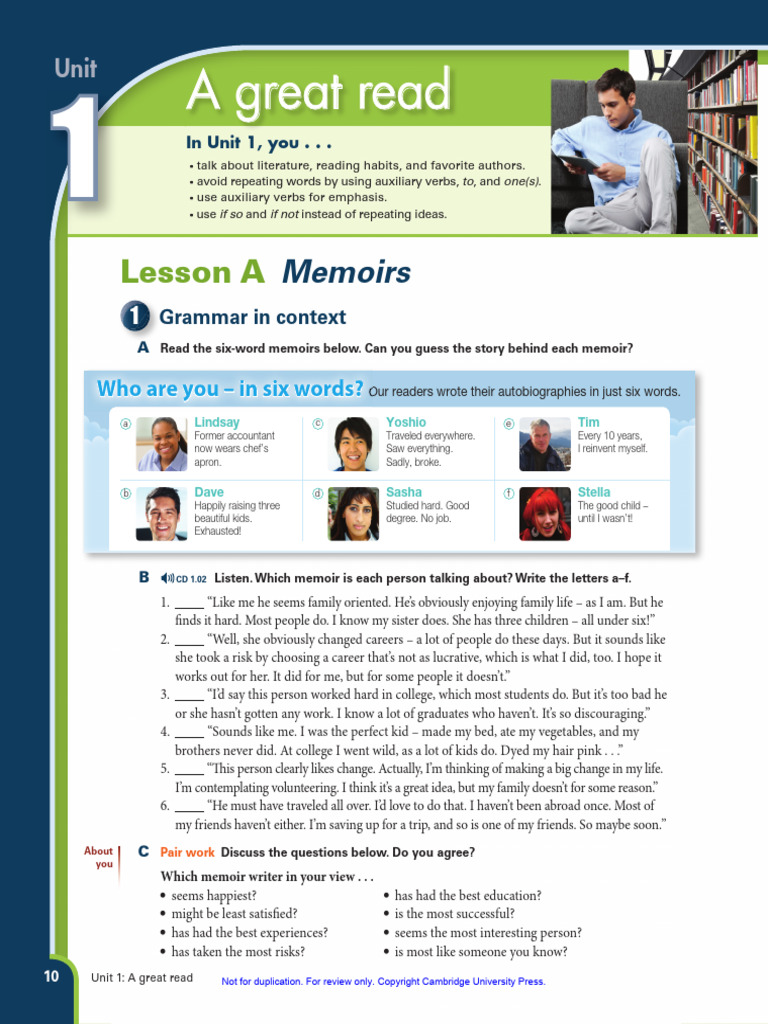 Viewpoint 2 Student Book SAMPLE Unit | PDF | Poetry | Iliad