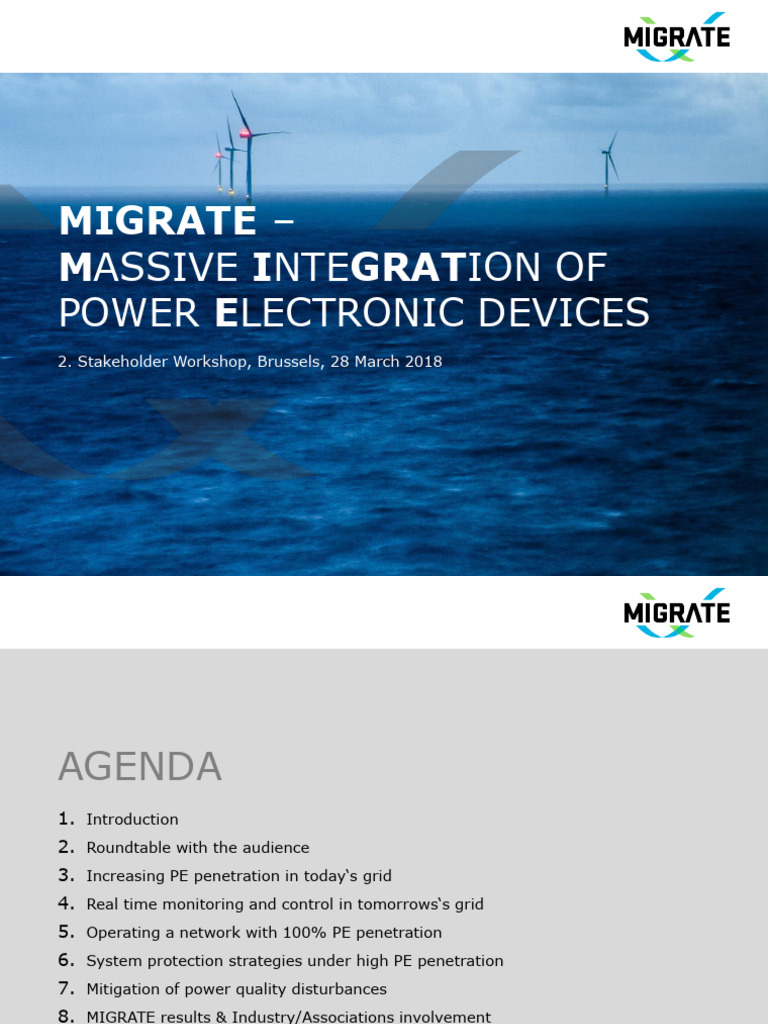 MIGRATE - 2. Stakeholder Workshop | PDF | Power Inverter | Electrical Grid