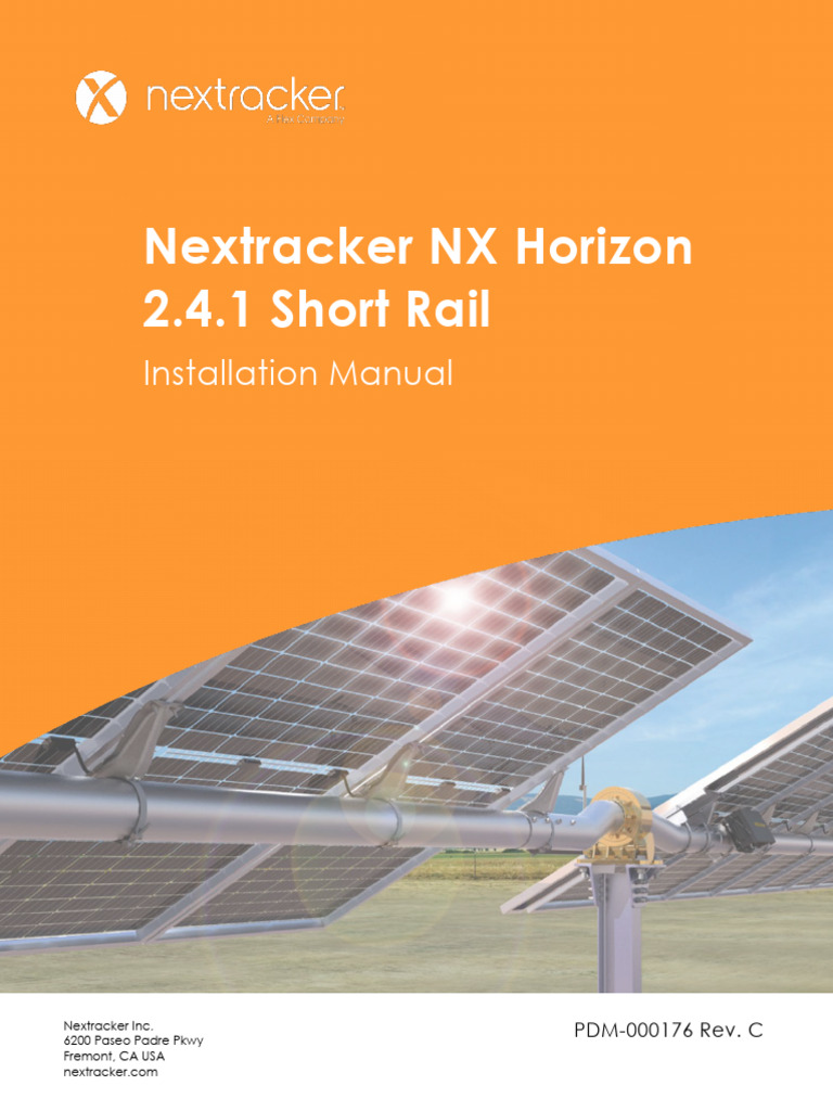 NEXTracker NX Horizon 2.4 Installation Manual Rev - C | PDF | Rivet ...