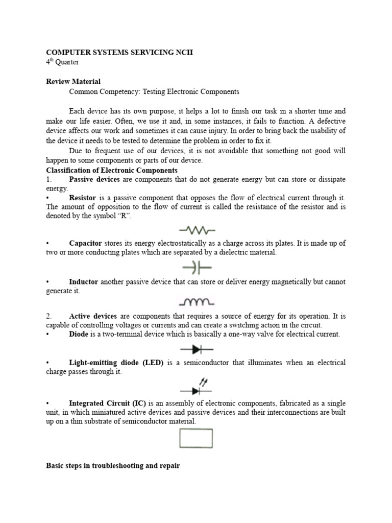 TEC Part I | PDF | Resistor | Passivity (Engineering)