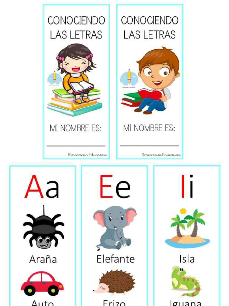 Conociendo Las Letras 1 | PDF