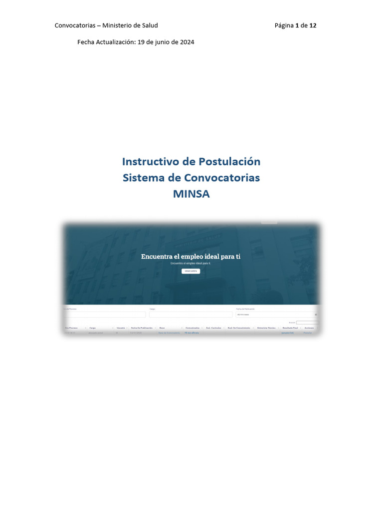 Instructivo de Usuario de Convocatorias 20240619 | PDF | Contraseña | Informática