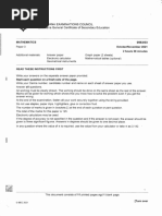 Bgcse Maths Pp3 2022 | PDF | Mathematics | Elementary Mathematics