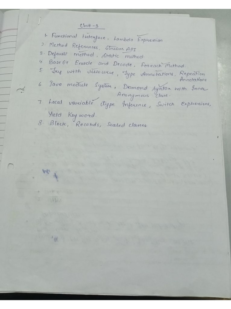 Java Unit-3 Part A | PDF