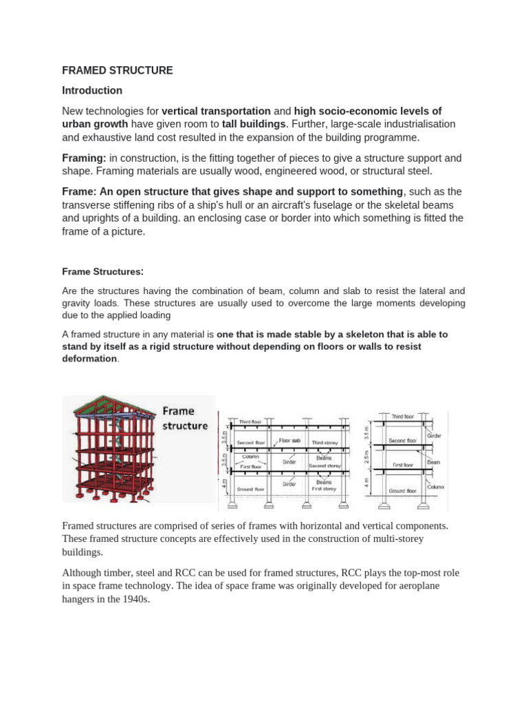 Ogunbode BLD Construction Handout 2 | PDF | Framing (Construction) | Wall
