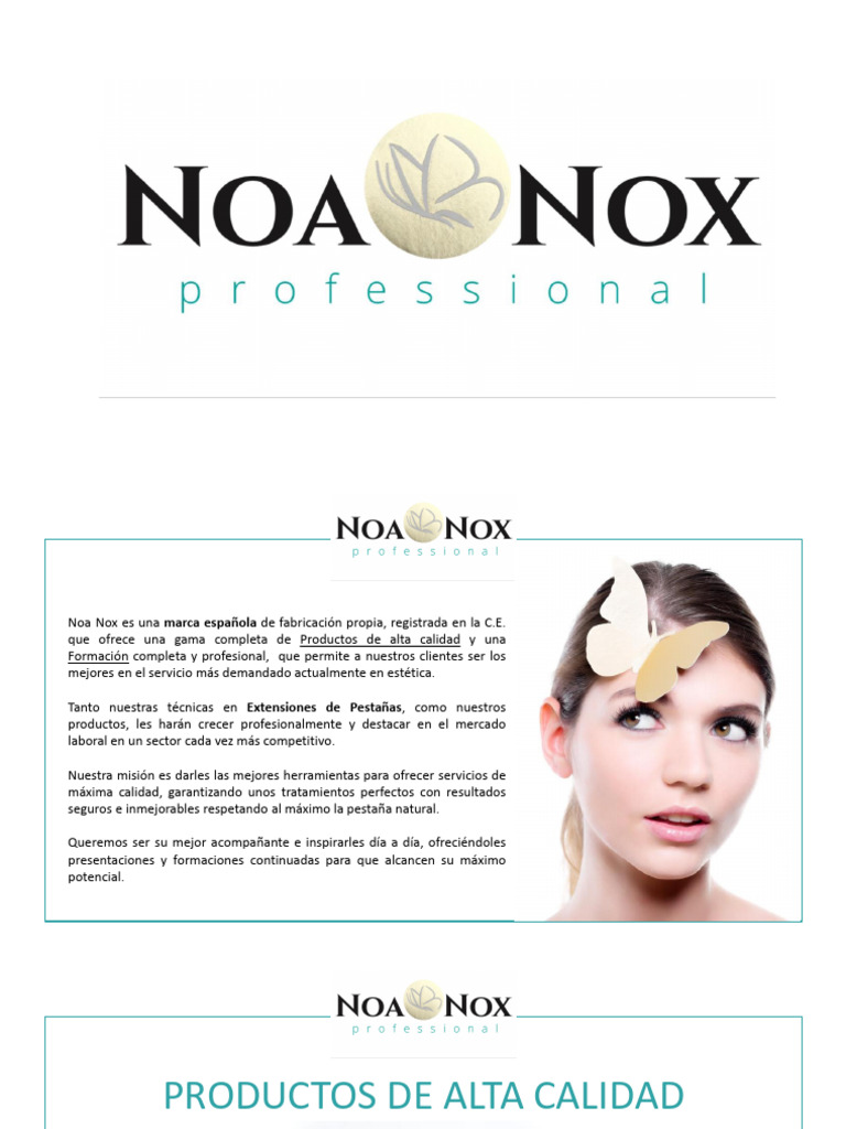 Presentacion Noa Nox | PDF | Crecimiento personal y profesional | Hogar, jardinería y bricolaje