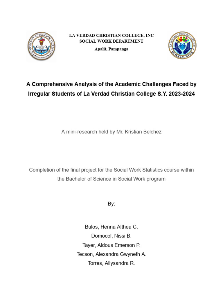 A Comprehensive Analysis Of The Academic Challenges Faced By Irregular