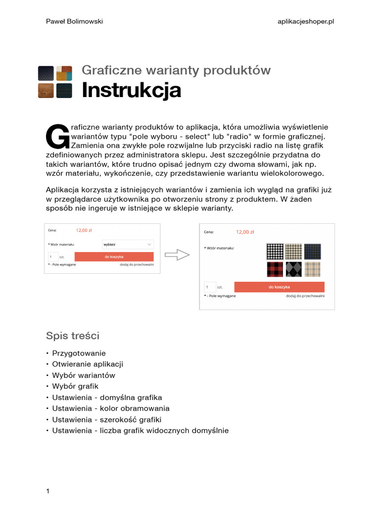Instrukcja | PDF