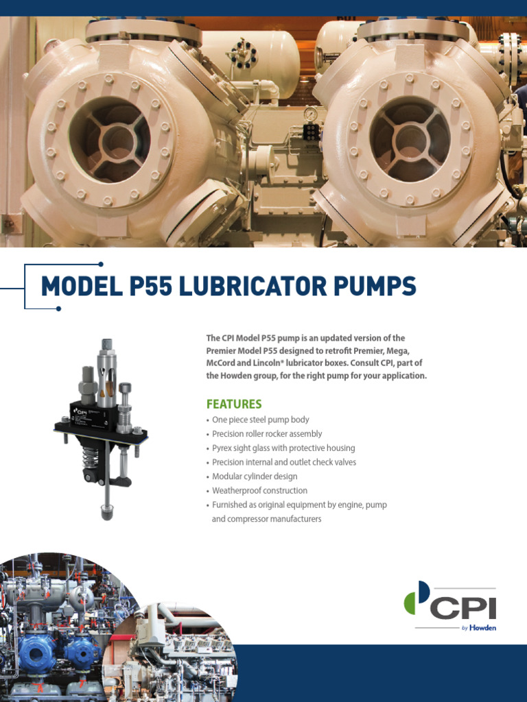 PU55 - LTR - Howden Brochure | PDF | Pump | Piston