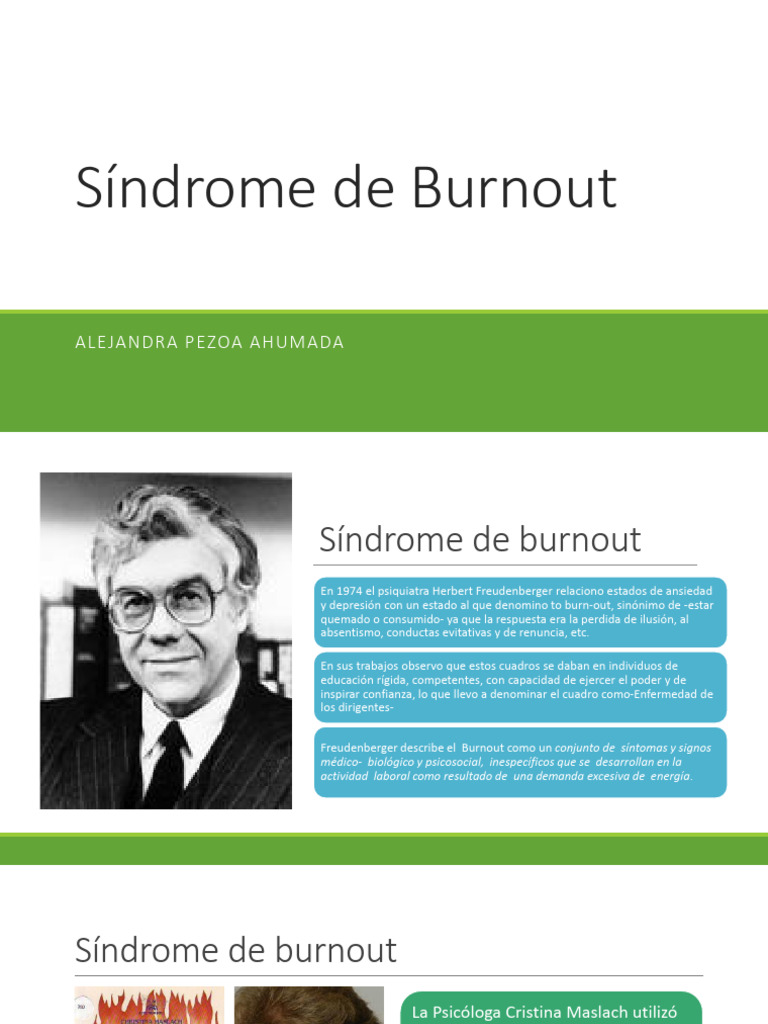 Sindrome de burnout | PDF | Burnout ocupacional | Sicología
