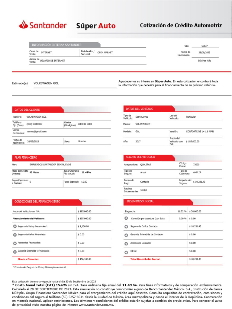 VOLKSWAGEN_GOL_50637 | PDF | Bancos | Volkswagen