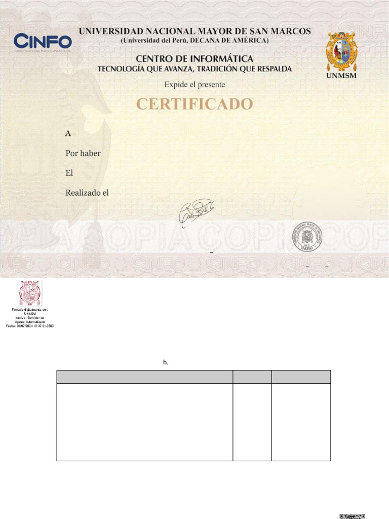 2024 Uac Cinfo Dgsu Unmsm | PDF | Informática