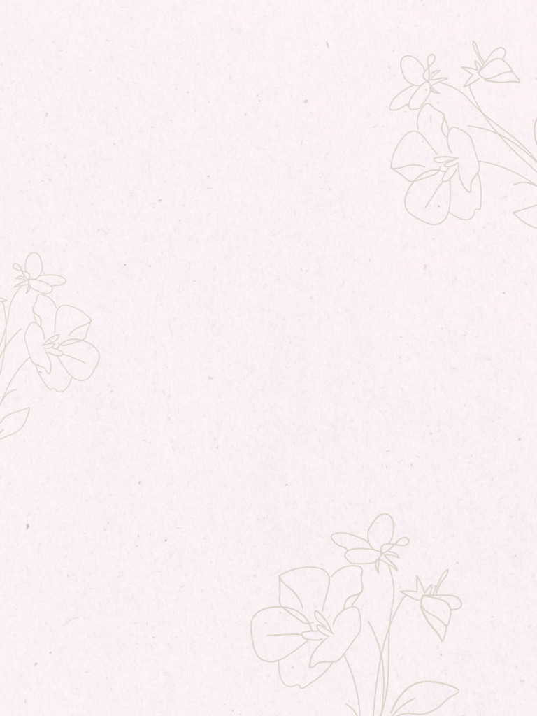 Beige Abstract Floral Thank You Letter | PDF