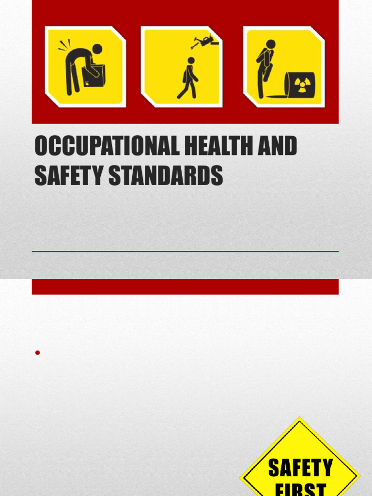 1 Occupational Health and Safety standards-CSS | PDF
