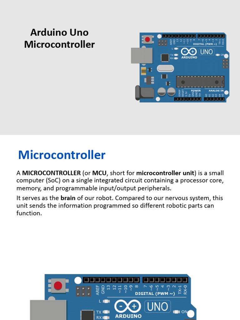 Robotics Arduino Uno Microcontroller Pdf Resistor Microcontroller 5487