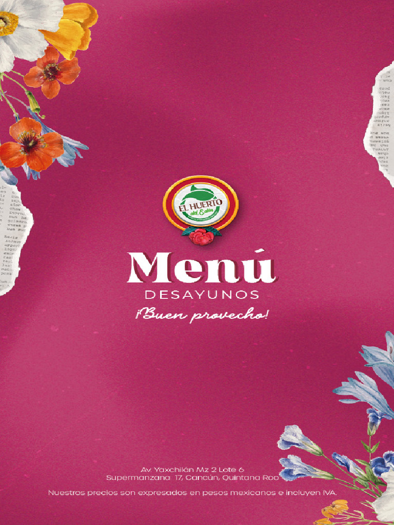 Menu Huerto Des Esp Vc03082024 | PDF