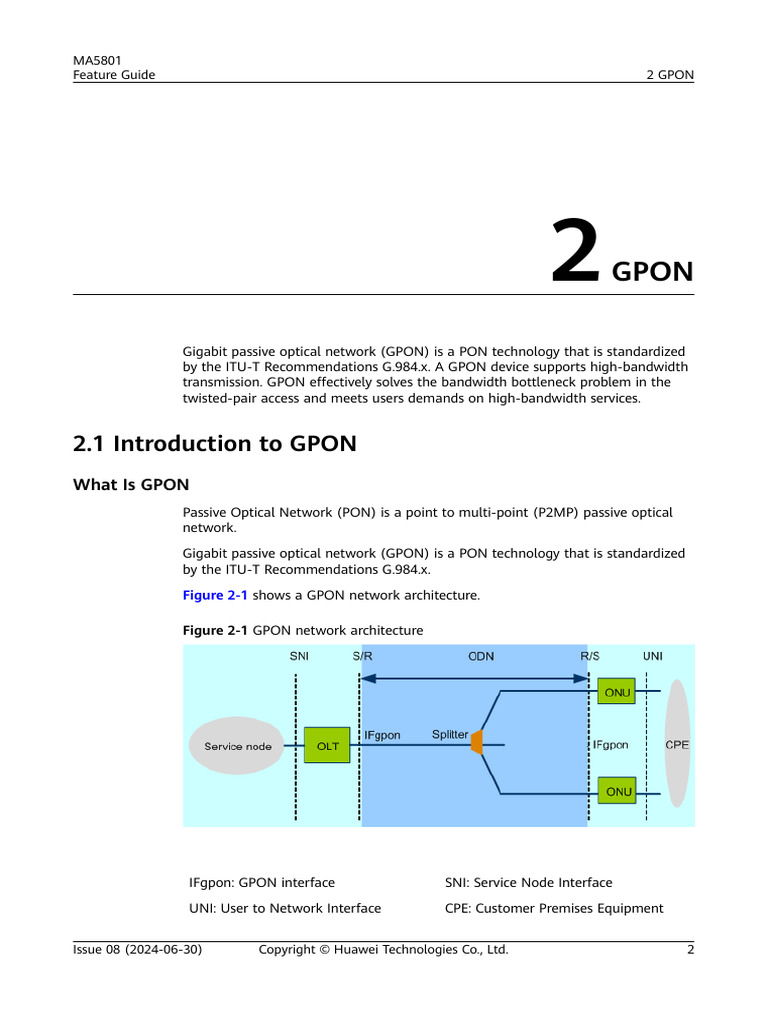 01-02 Gpon | PDF | Asynchronous Transfer Mode | Computer Network