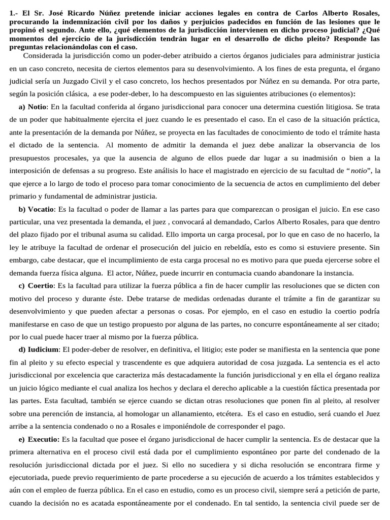 TP 2 Teoria Gral Proceso | PDF | Jurisdicción | Sentencia (ley)