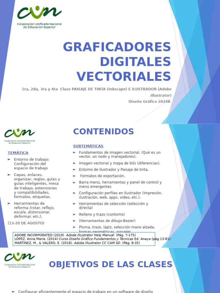 1-2-3 y 4 Clase GRAFICADORES DIGITALES VECTORIALES InkScape & ILLUSTRATOR 2024B | PDF | Color ...