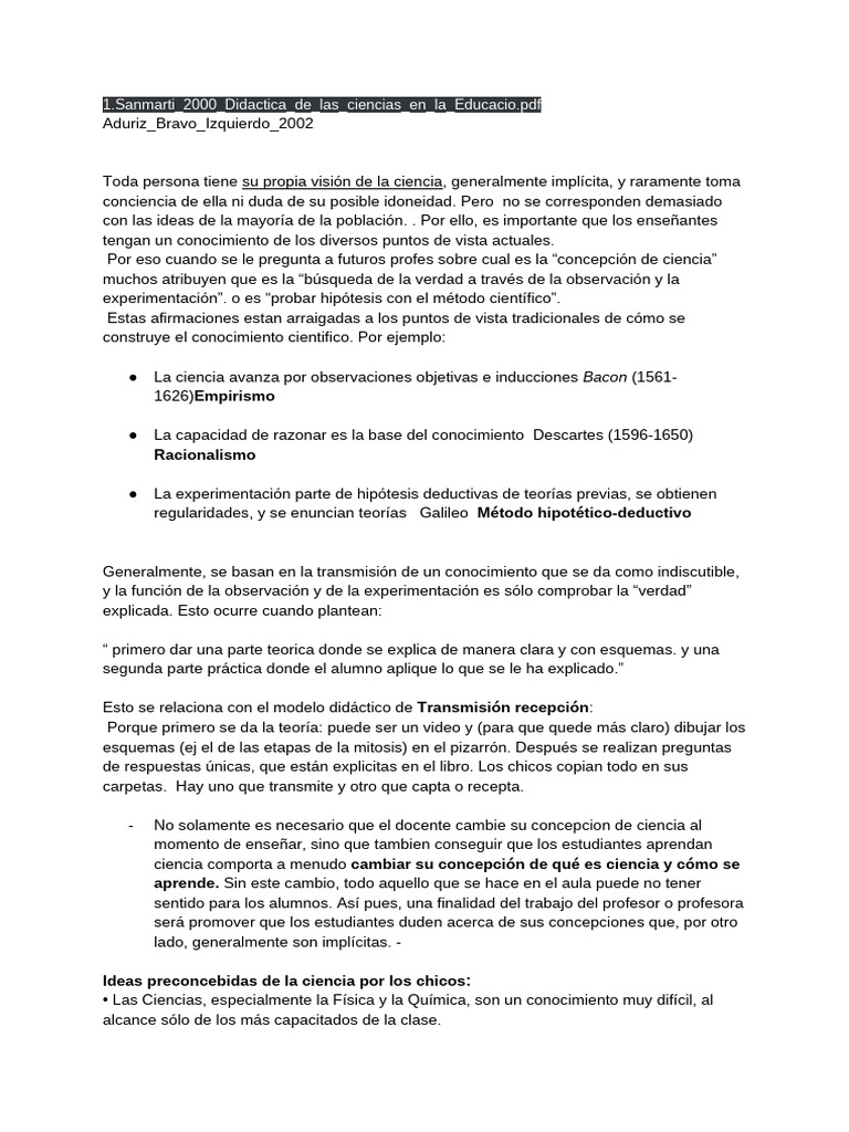 Exposicion Didactica 13 - 08 | PDF | Teoría | Método científico