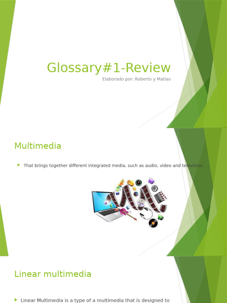 Glossary^N1 | PDF | Multimedia | Editing