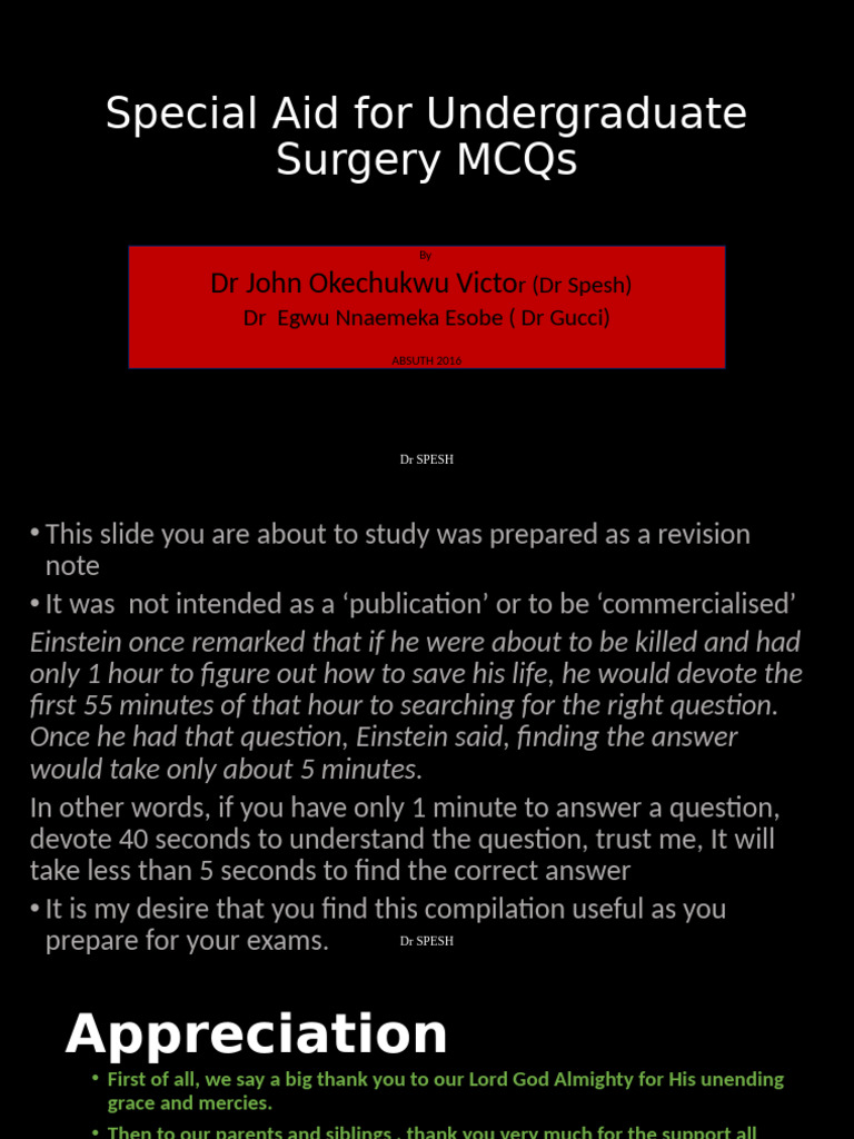 Surgery Mcqs | PDF | Cancer | Breast Cancer