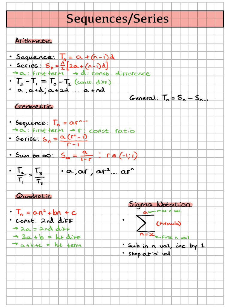 Sequences and Series | PDF