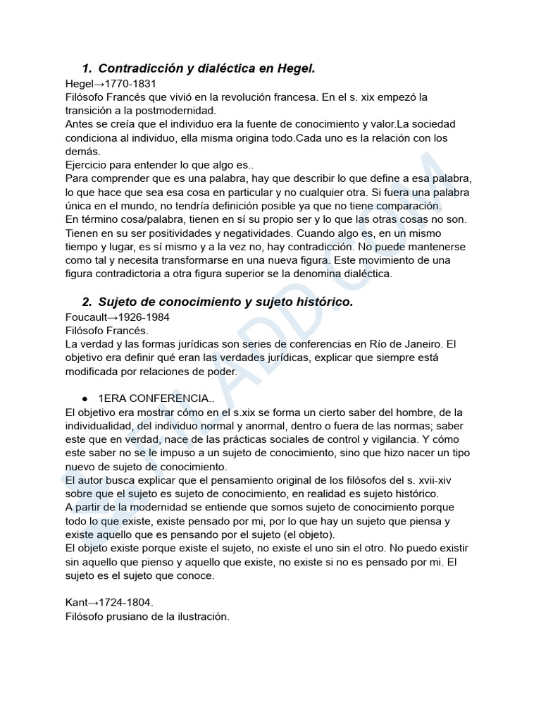 TGD 2do Parcial | PDF | Edipo | Verdad