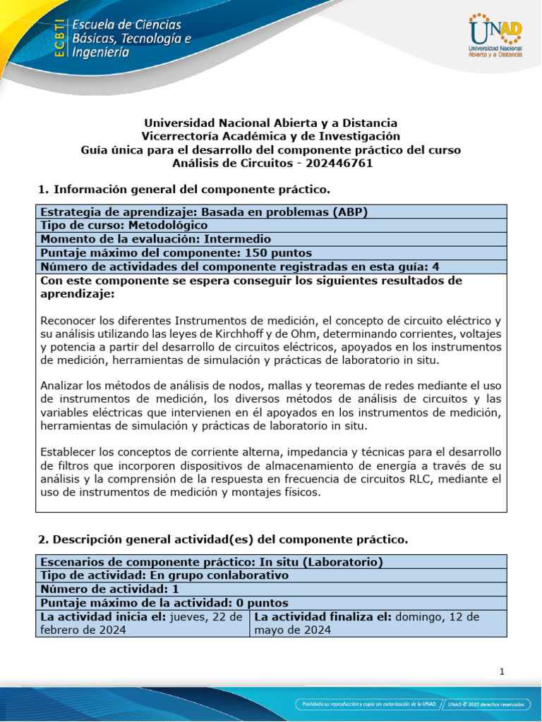 Guia para El Desarrollo Del Componente Práctico - Unidades 1,2 y 3 - Fase 4 - Componente ...