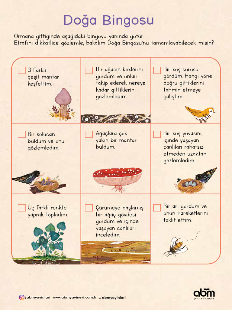5dakikalik Doga Etkinlikleri | PDF