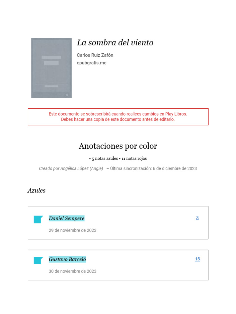 Análisis de "La sombra del viento" | PDF | Hogar, jardinería y ...