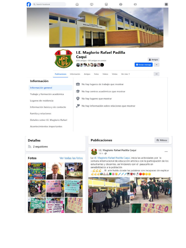 Ejemplo Perfil FB | PDF