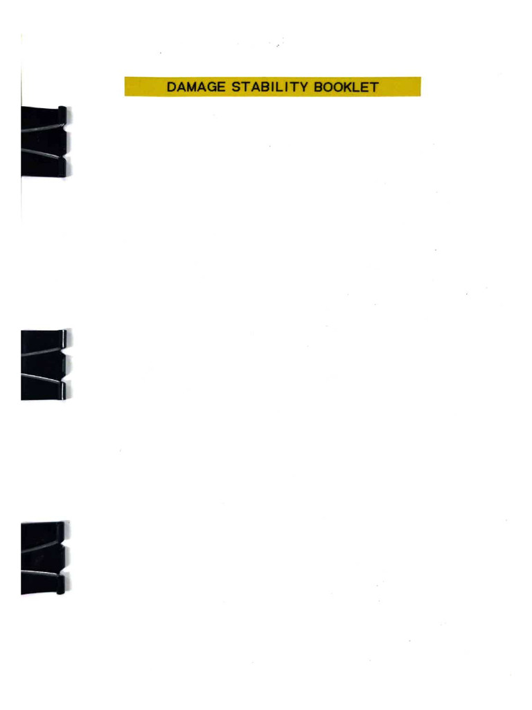 Damage Stability | PDF