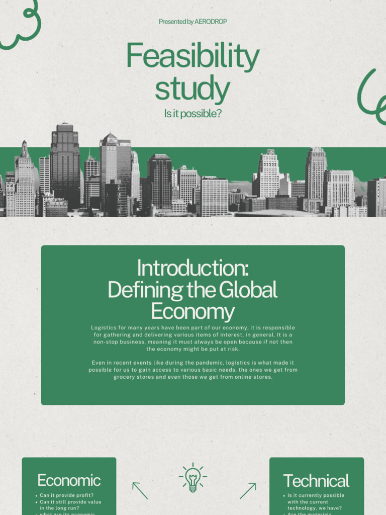 AERODROP's Feasibility Study on Drones | PDF | Economies | Logistics