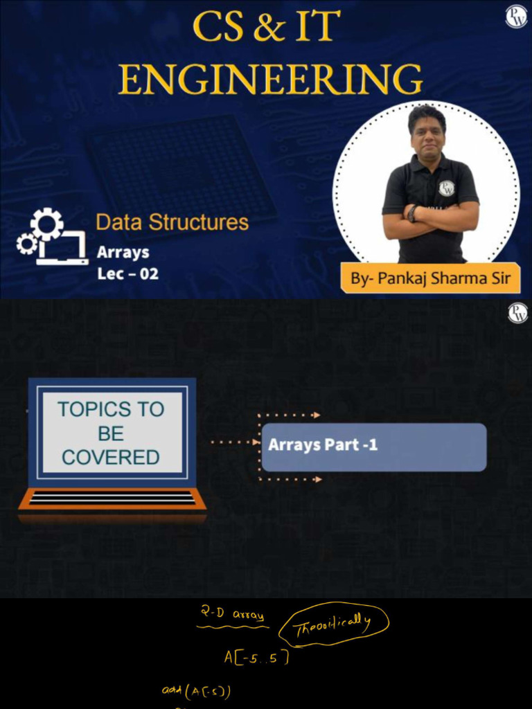 Arrays 02 - Class Notes | PDF