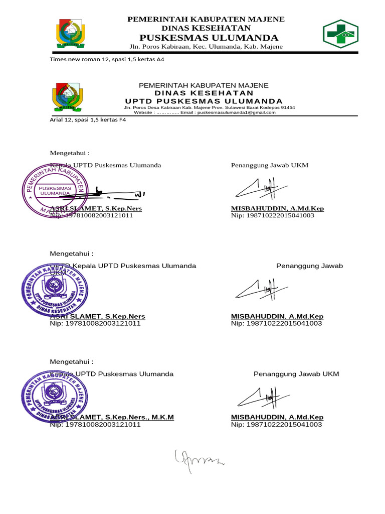 Format Surat Lama Pake Kop | PDF | Pengembangan Diri