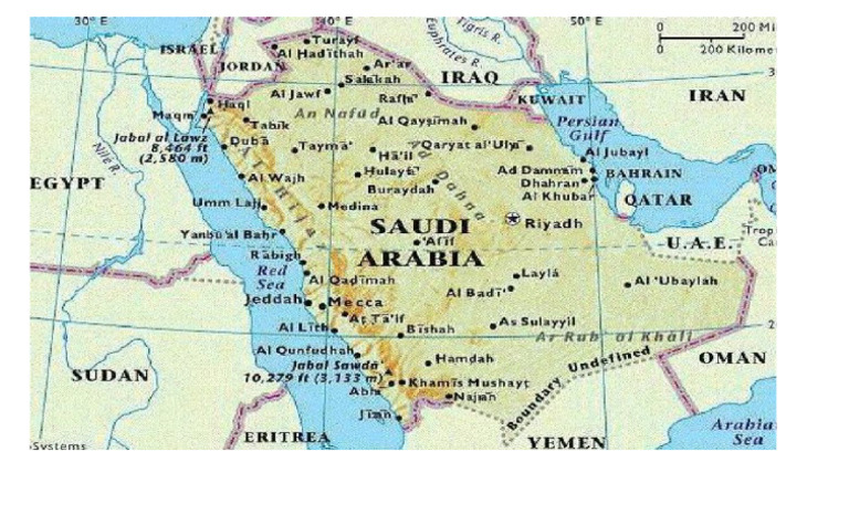 Peta Jazirah Arab | PDF