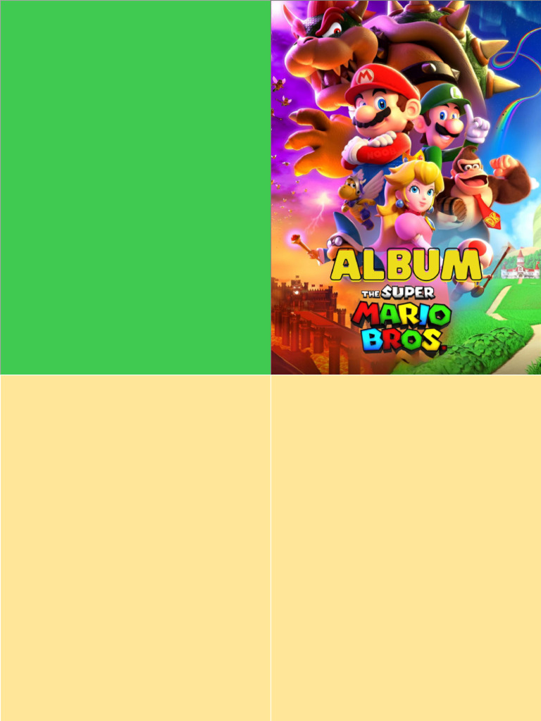 Laminas para Álbum de Mario Bros | PDF