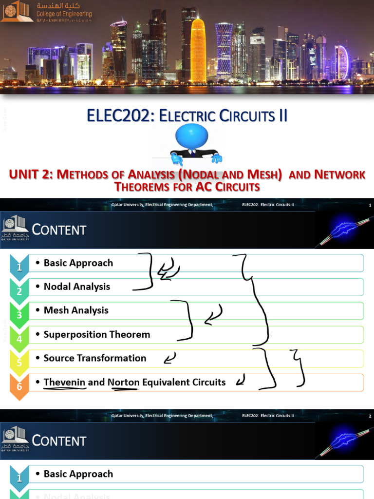 UNIT2 | PDF | Electrical Network | Electrical Impedance
