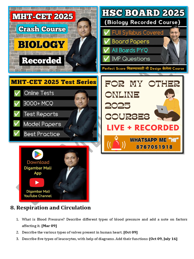 Imp Diagrams Biology by Ekta Soni | PDF