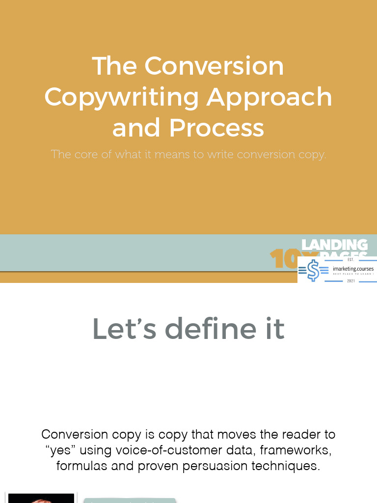 Conversion Copywriting Process Guide | PDF | Cognition