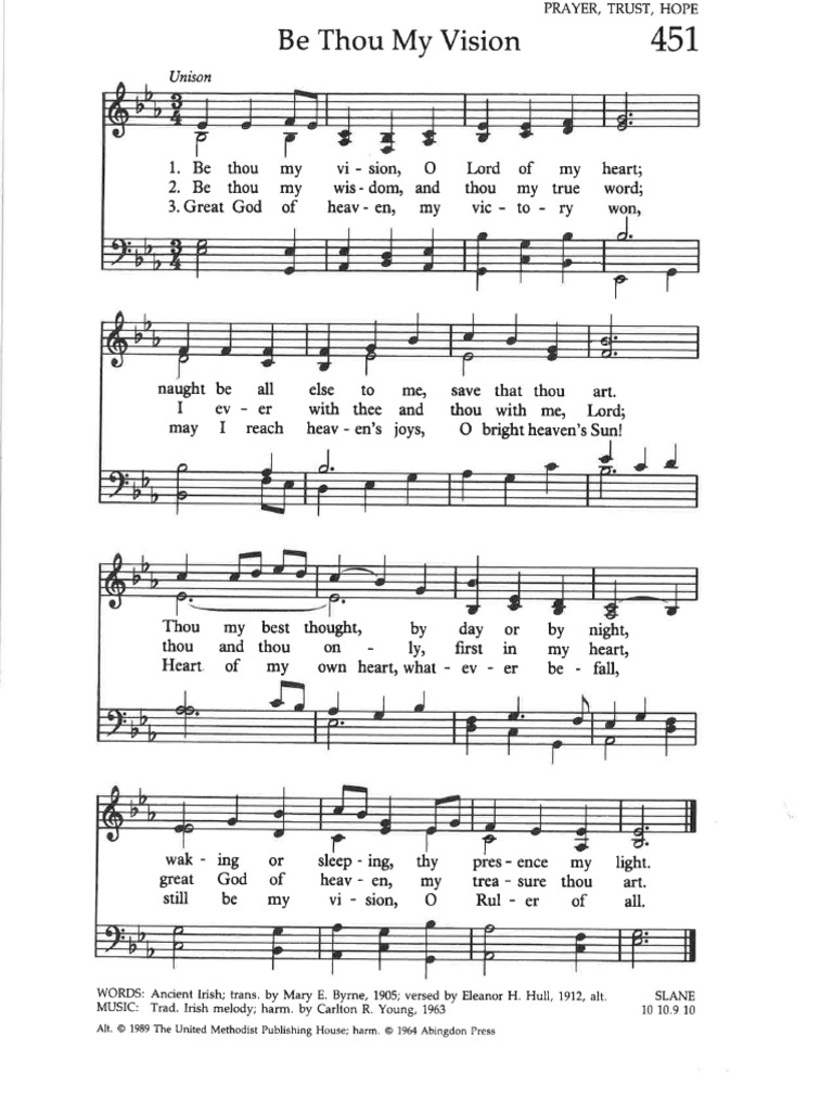 Be Thou My Vision 451 | PDF