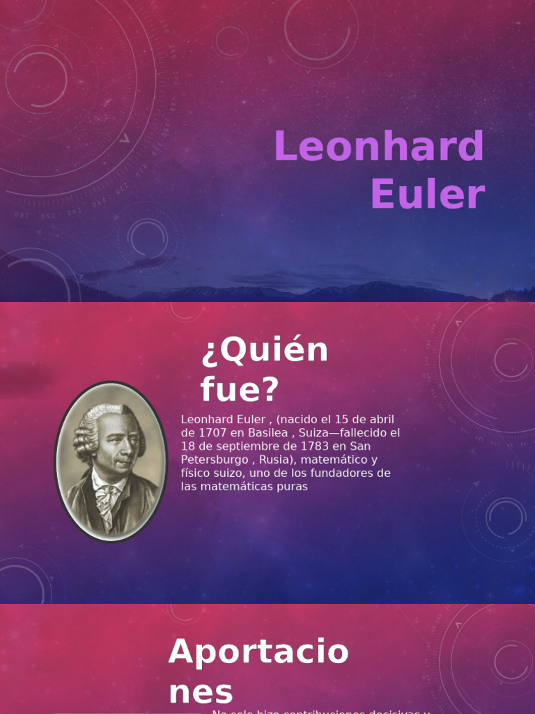 Leonhard Euler | PDF